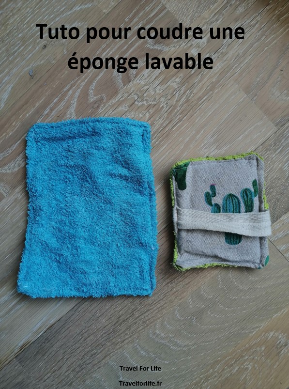 DIY Tuto éponge lavable facile et rapide - couture